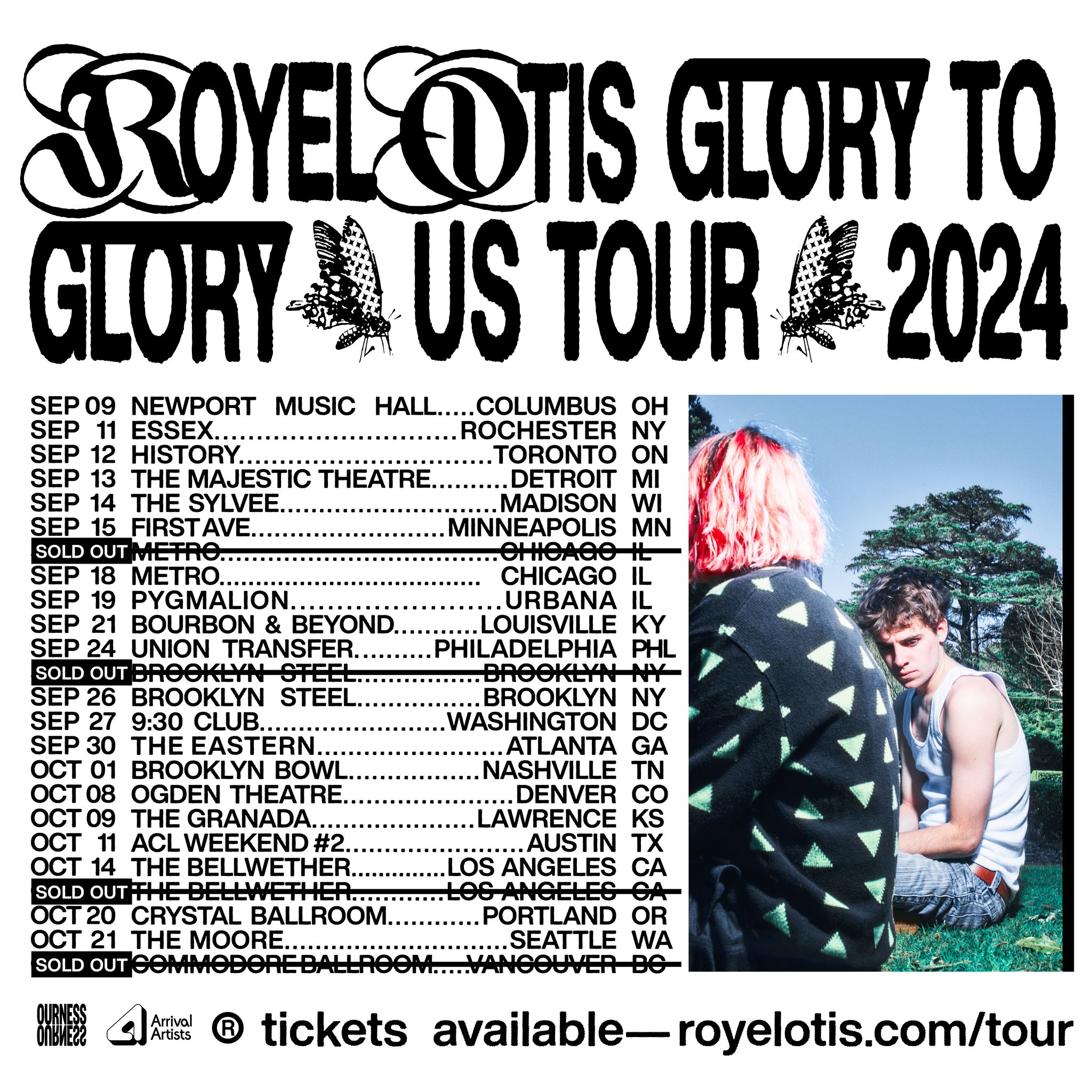 Royal Otis – Glory to Glory US tour – Ross James